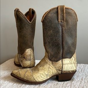 Dan Post Shoes | Vintage Pointed Toe Cowboy Boots Sz 75 | Poshmark